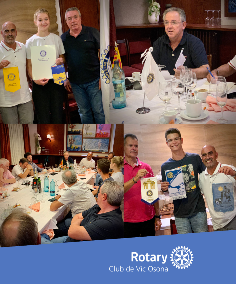 Arrancada del año rotario 2022-2023 en el Club Rotario de Vic-Osona ...