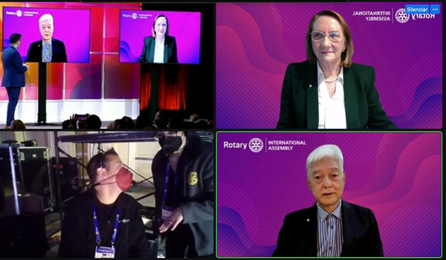 El nuevo presidente de Rotary International Gordon R. McInally valora ...